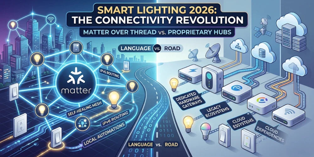 Smart Lighting 2026: Matter over Thread vs. Proprietary Hubs – Bees ...