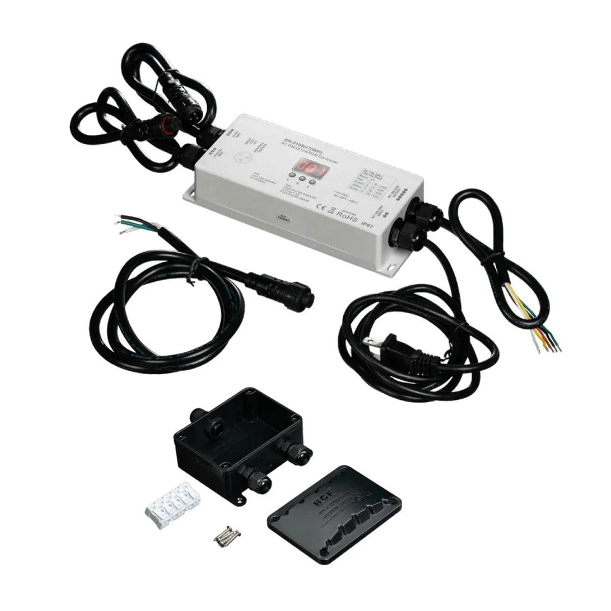 American Lighting 120-CTRL-4CH - 120V DC DMX Decoder, 4 Channel ...