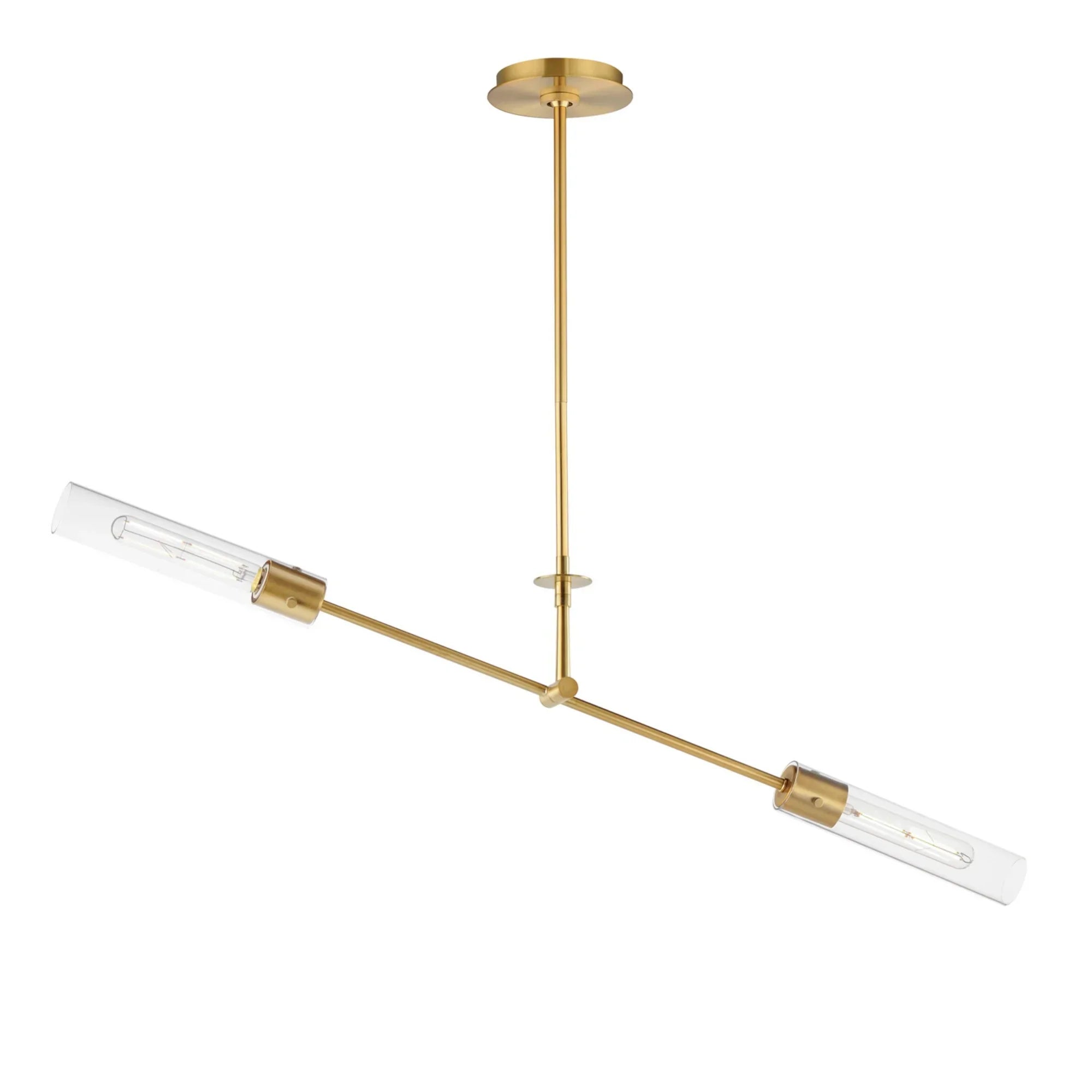 Maxim 26372CLNAB: Equilibrium 42" LED Pendant Light | Bees Lighting