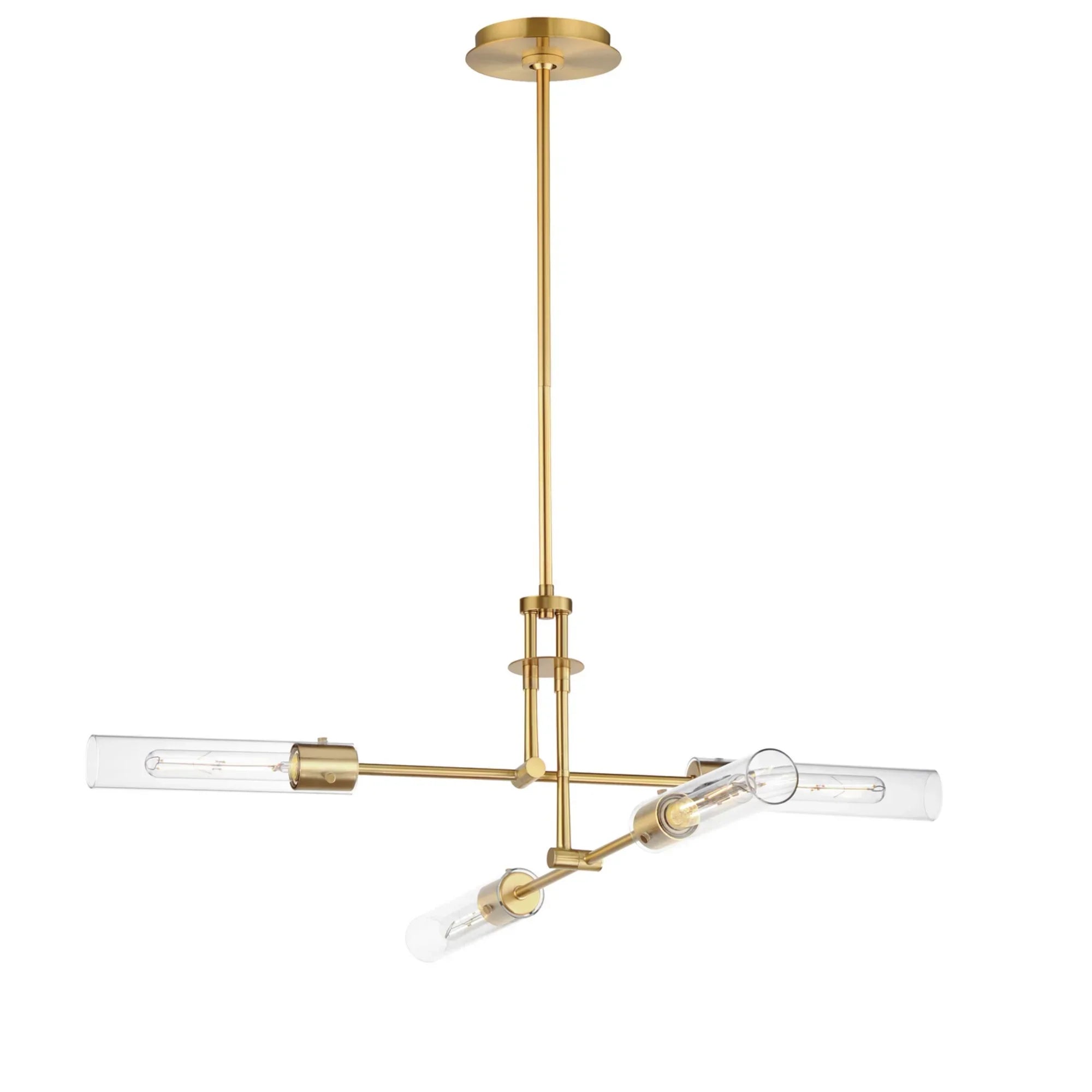 Maxim 26374CLNAB: Equilibrium 36" LED Pendant Light | Bees Lighting