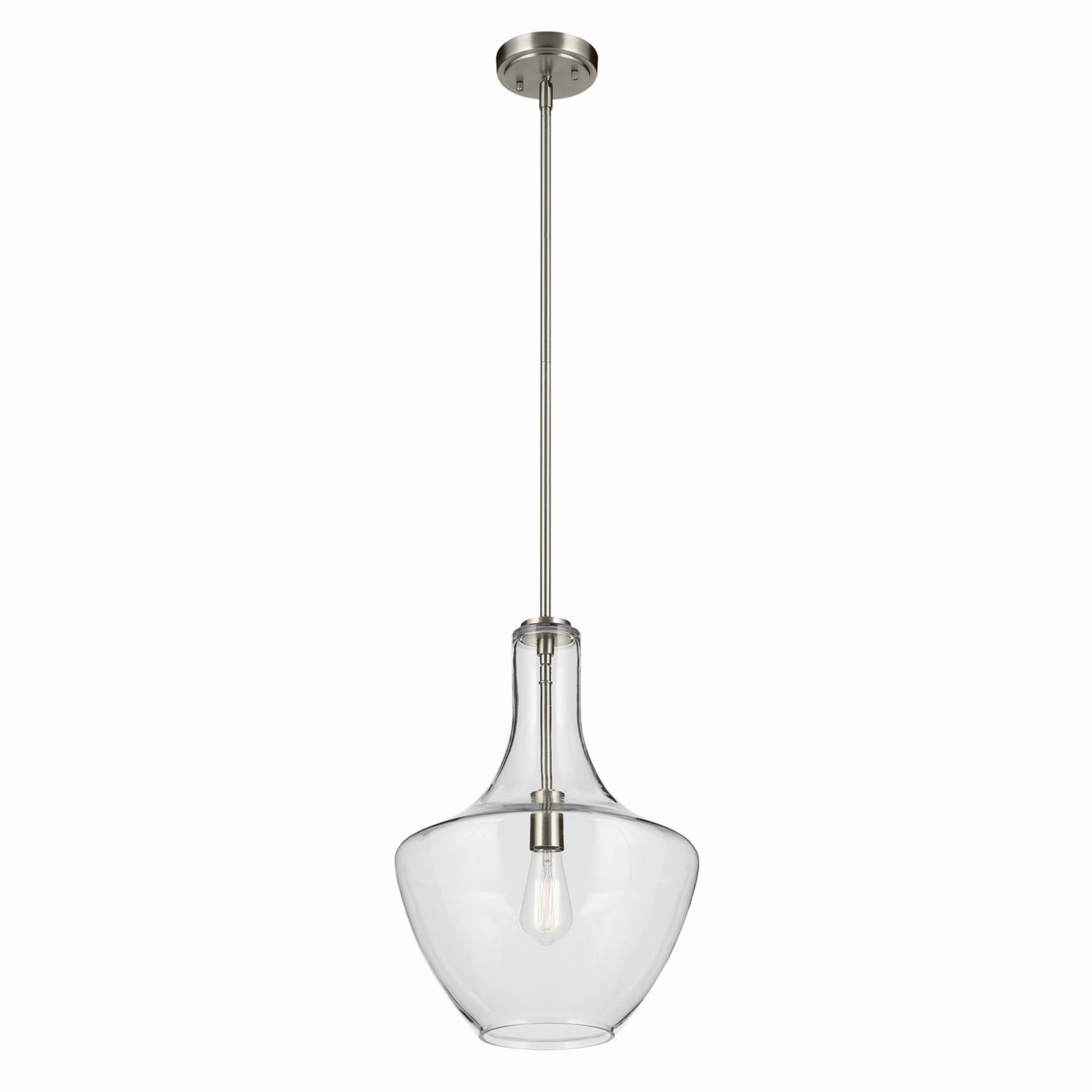 Kichler 42046NI: Everly 14" Bell Pendant | Bees Lighting