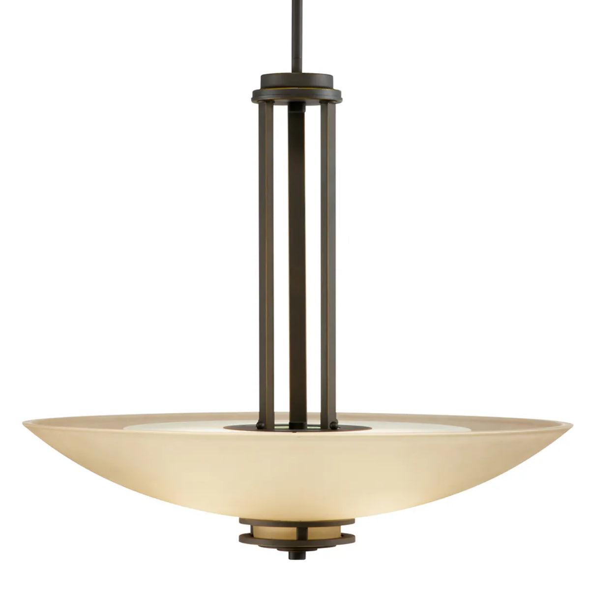 Kichler Lighting 3275OZ - Hendrik 24" 3-Light Pendant Light with Satin ...