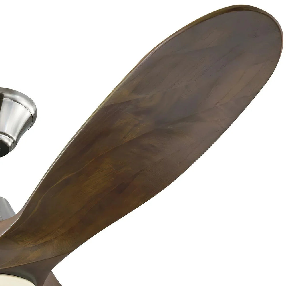 Monte Carlo - Maverick 60 In. Outdoor Brushed Steel Ceiling Fan With ...