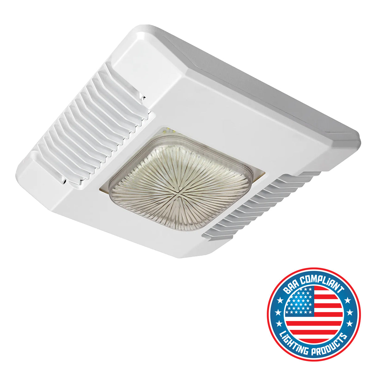 Cree CPY250 LED Gas Station Canopy Light | Drop Lens | Bees Lighting