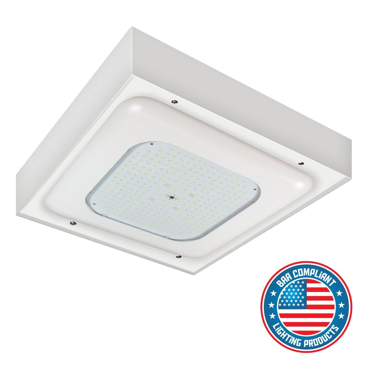 LSI CRUS-SM LED Gas Station Canopy Light | 19070 Lumens | Bees Lighting