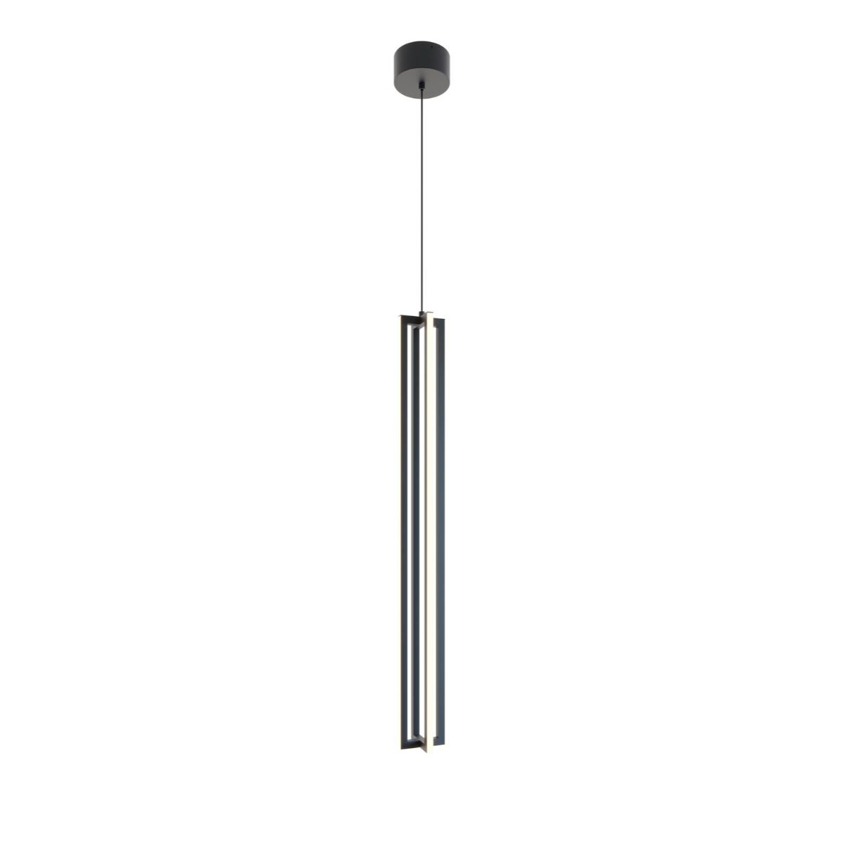 AFX Lighting CSSP36L30D1BK Cass 4 in. LED Pendant Light Black finish ...