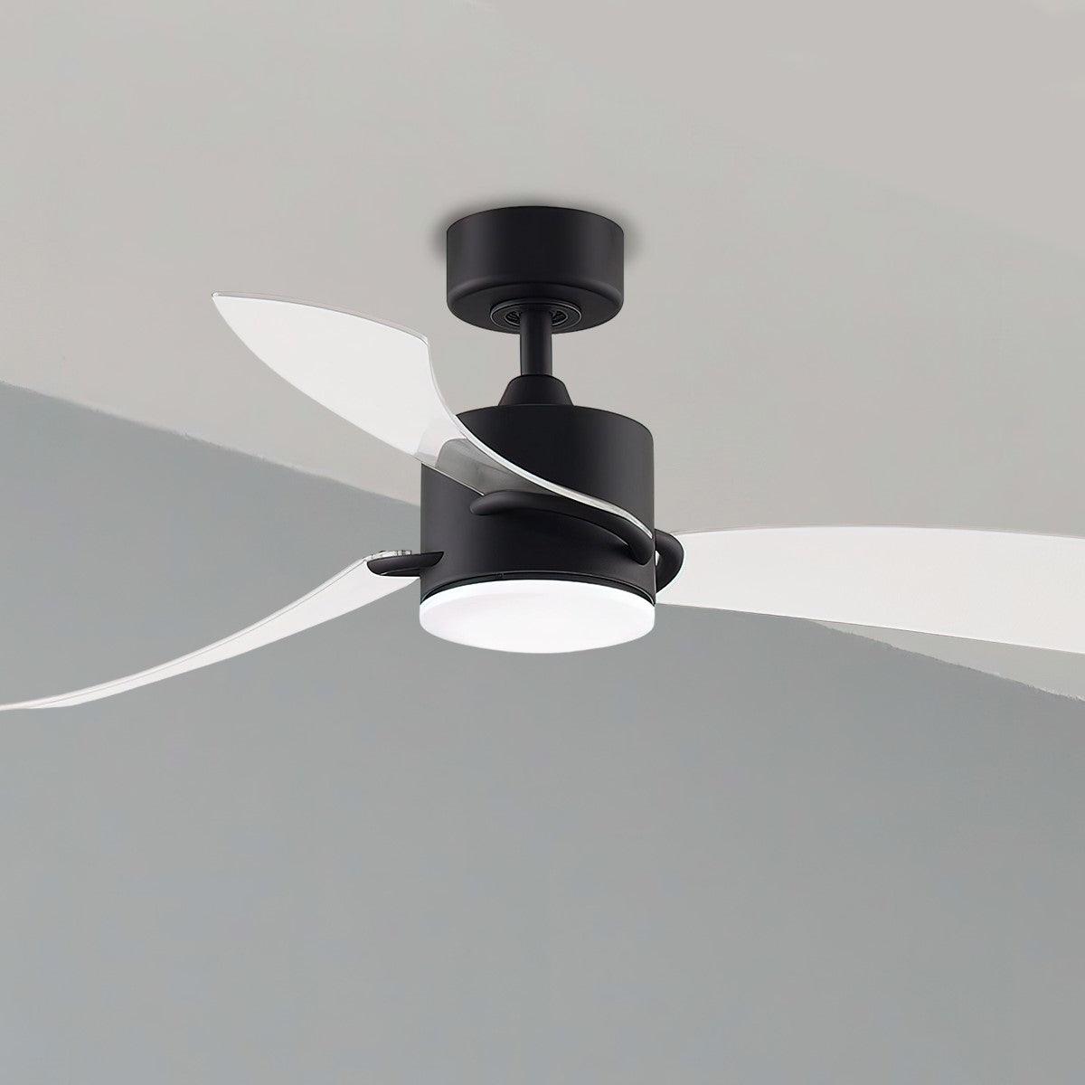 Fanimation SculptAire FP8511BL: Modern 52" LED Ceiling Fan with Clear ...