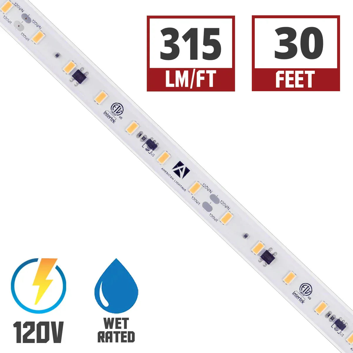 American Lighting H3-KIT-30-30 LED Strip Light Kit | Bees Lighting