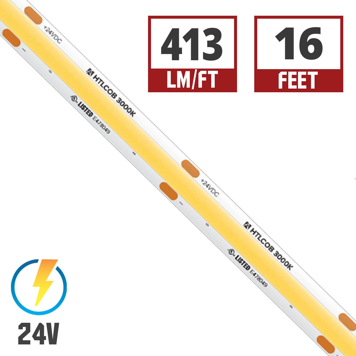 American Lighting HTL-COB-NW-16 - Trulux High Output COB LED Strip ...