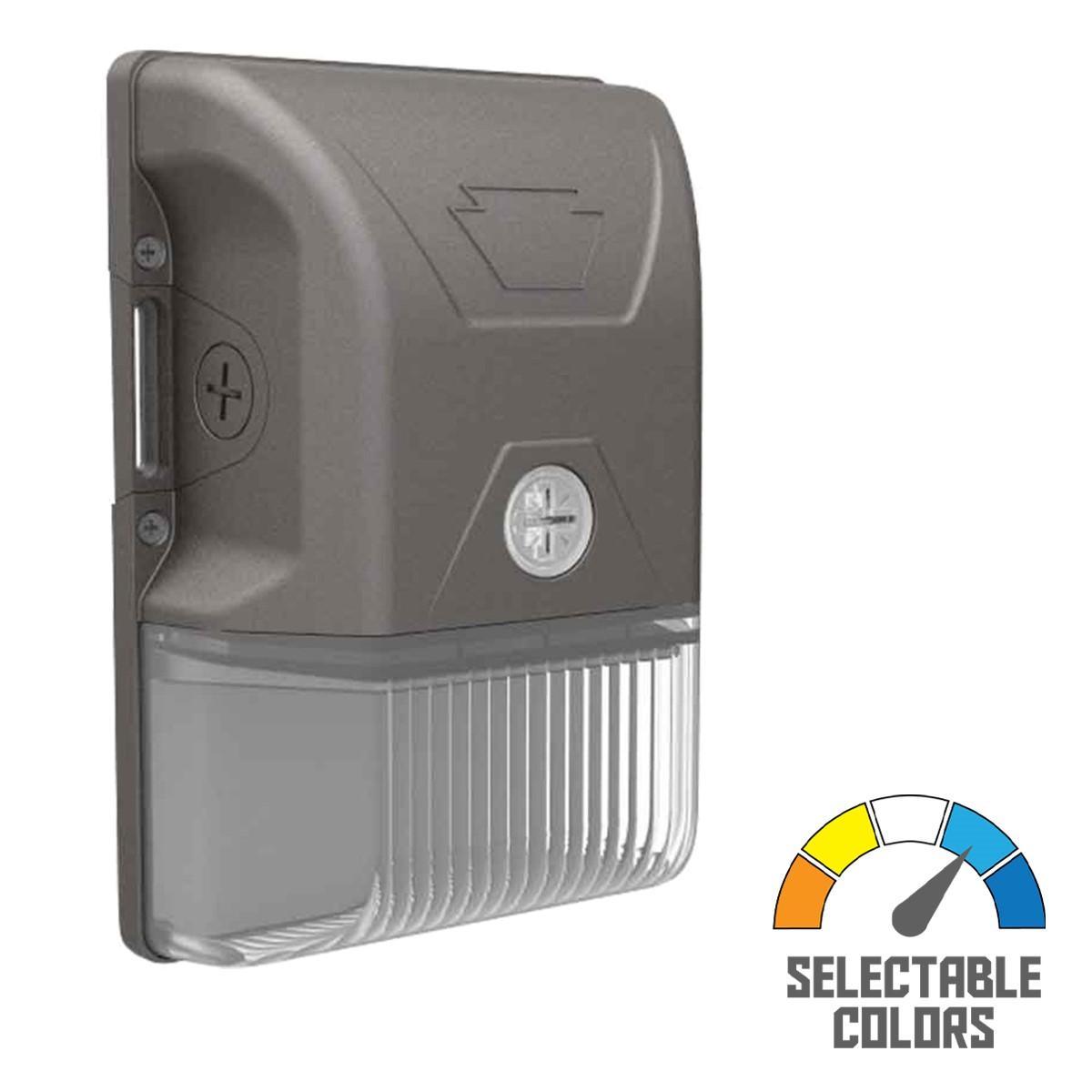 Keystone Wall Pack Light | KT-WPLED20-S1-8CSB-VDIM | Bees Lighting