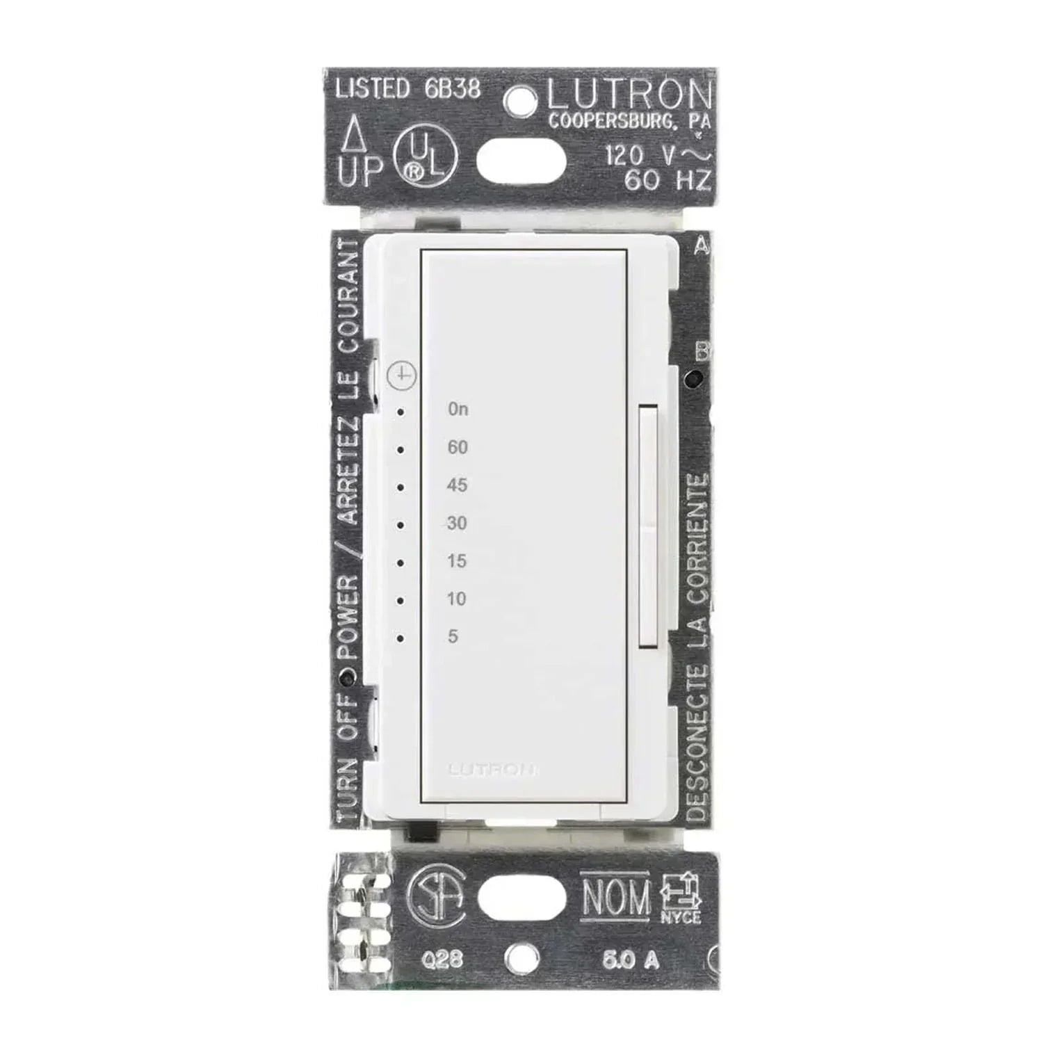 Lutron MA-T51MN-WH Maestro Countdown Timer Switch | Bees Lighting