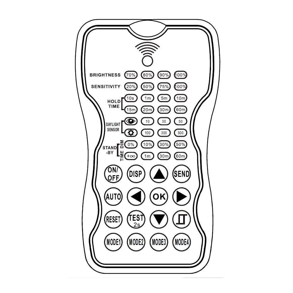 DIVA-RC100 - Remote Control for Motion Sensor - Bees Lighting