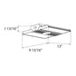 RAB RBAY17S/E LED Linear High Bay 130/100/80W 120–277V | Emergency ...