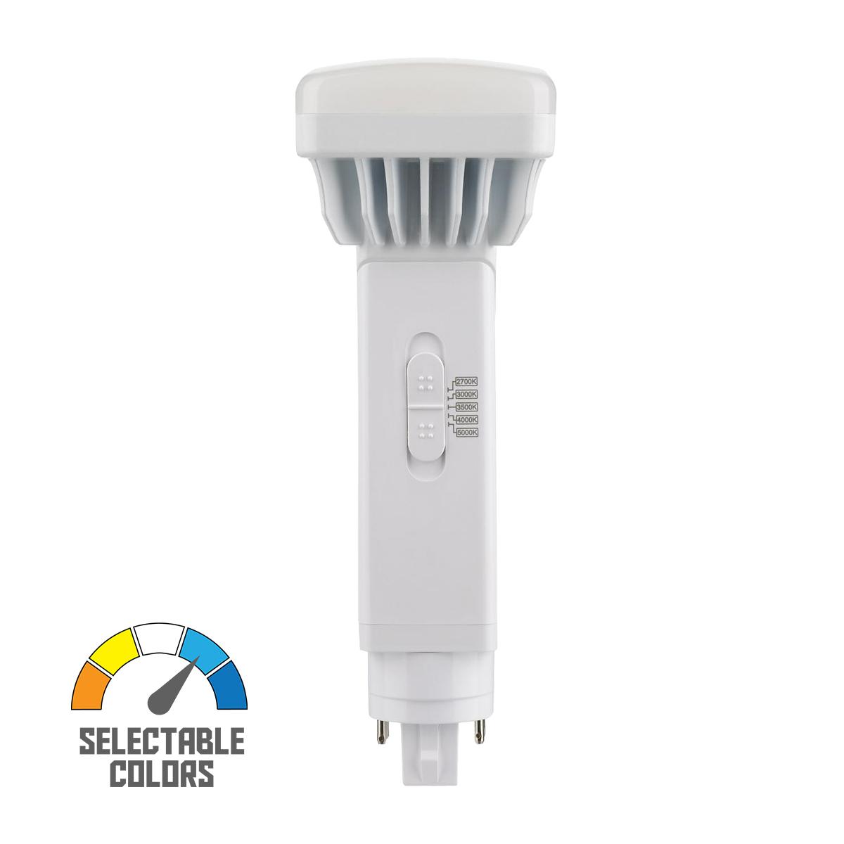 SATCO|NUVO S21410 9PL/LED/HV/5CCT/A+B/G24Q - 4 Pin PL LED Bulb, 9 Watt ...