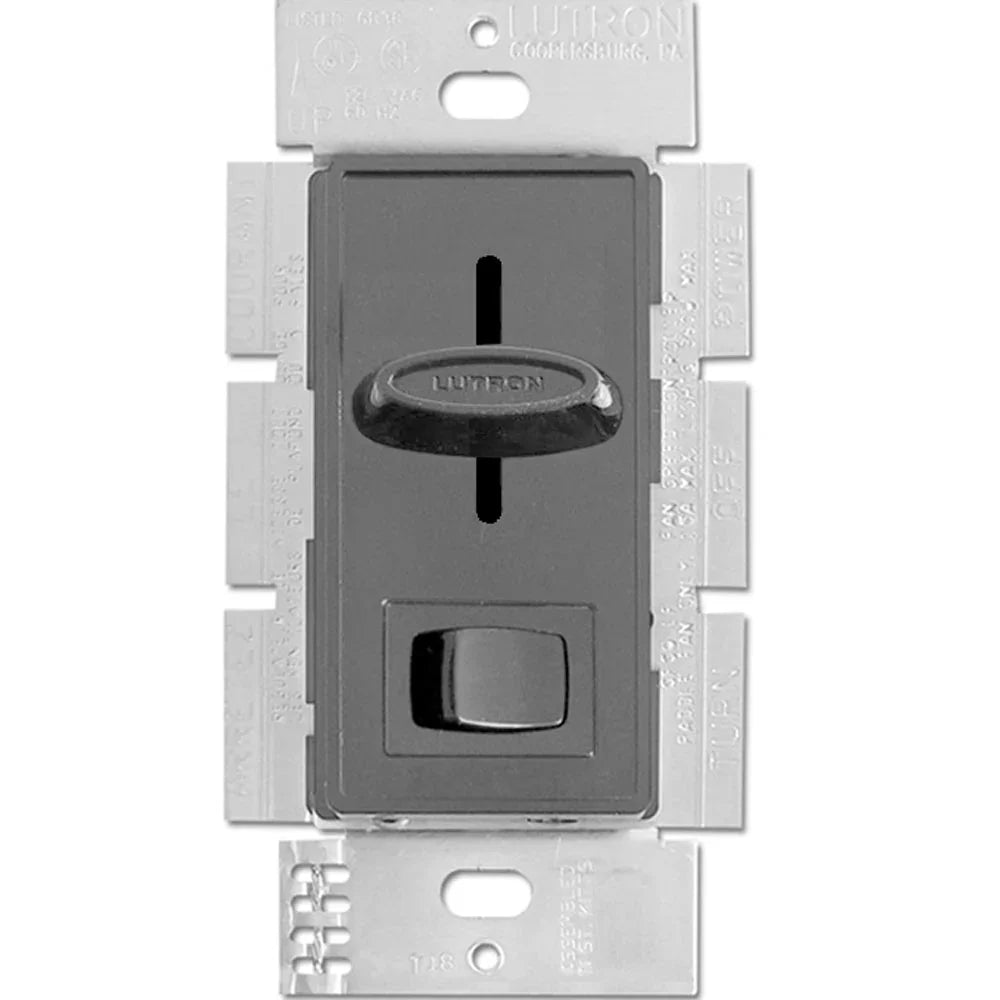 Lutron Skylark SFSQ-LF-BL Fan Control and Light Switch - Black - Bees ...