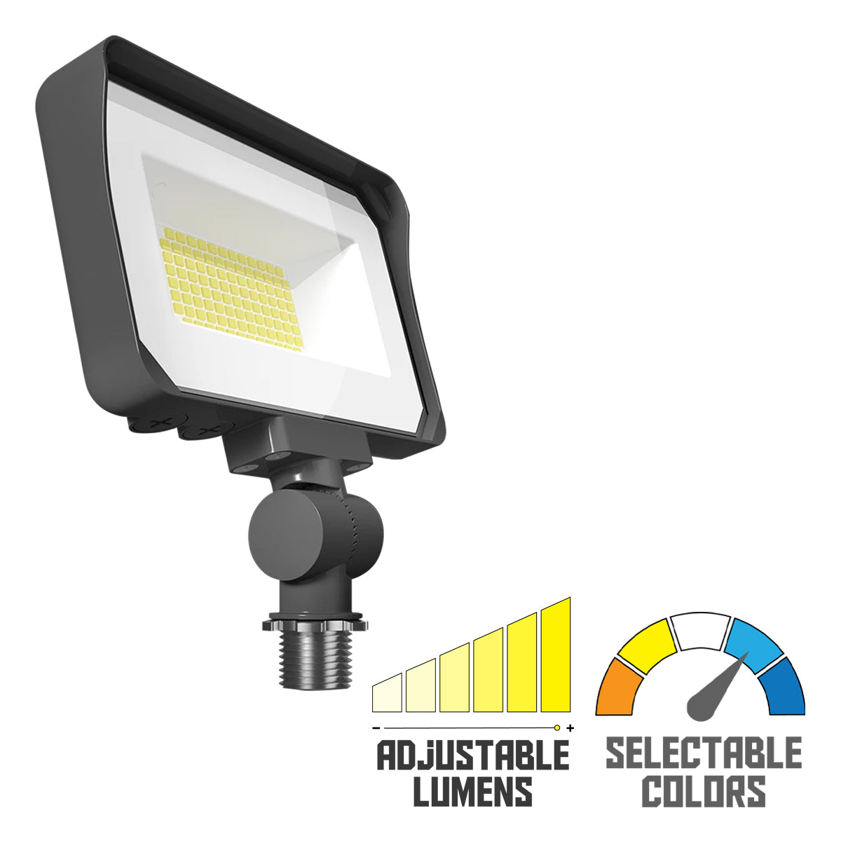RAB Lighting X34S - LED Flood Lights, 5000 Lumens, 20/25/35 Adjustable ...