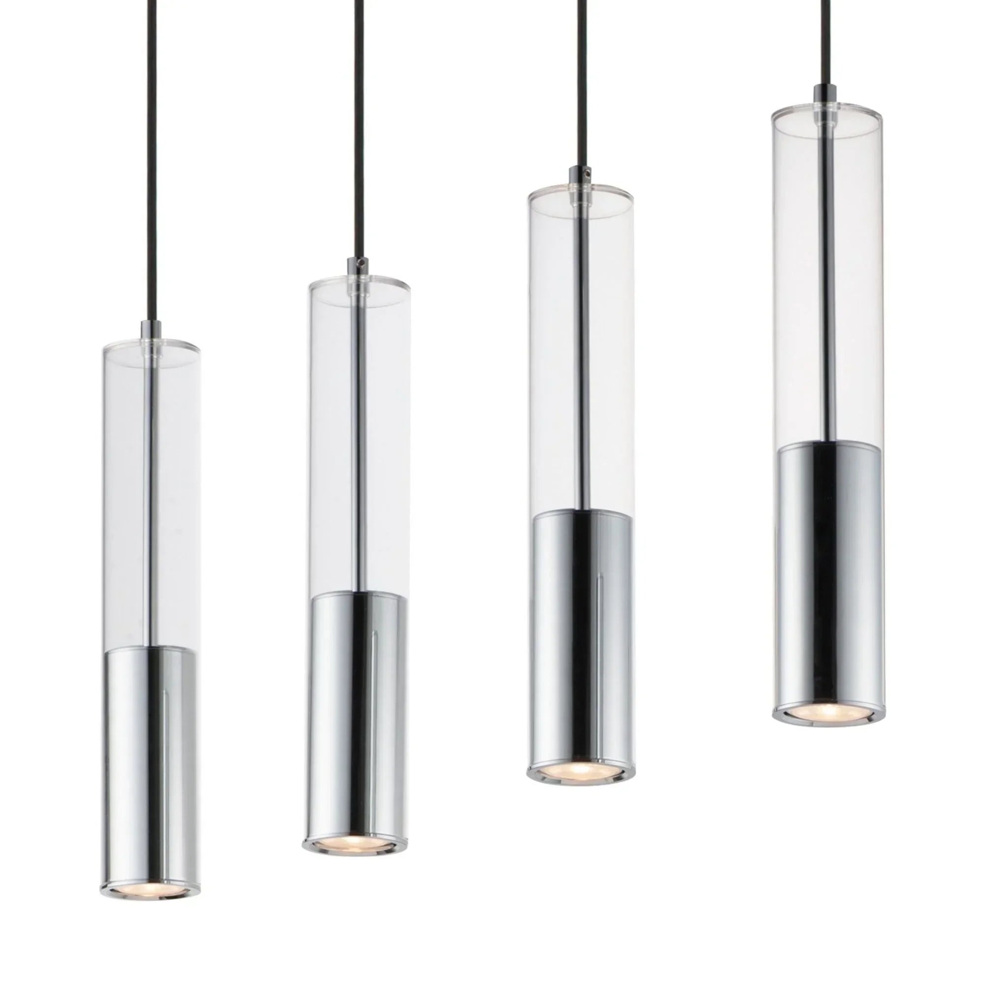 ET2 Lighting Torch LED 4-Light Linear Pendant | Bees Lighting