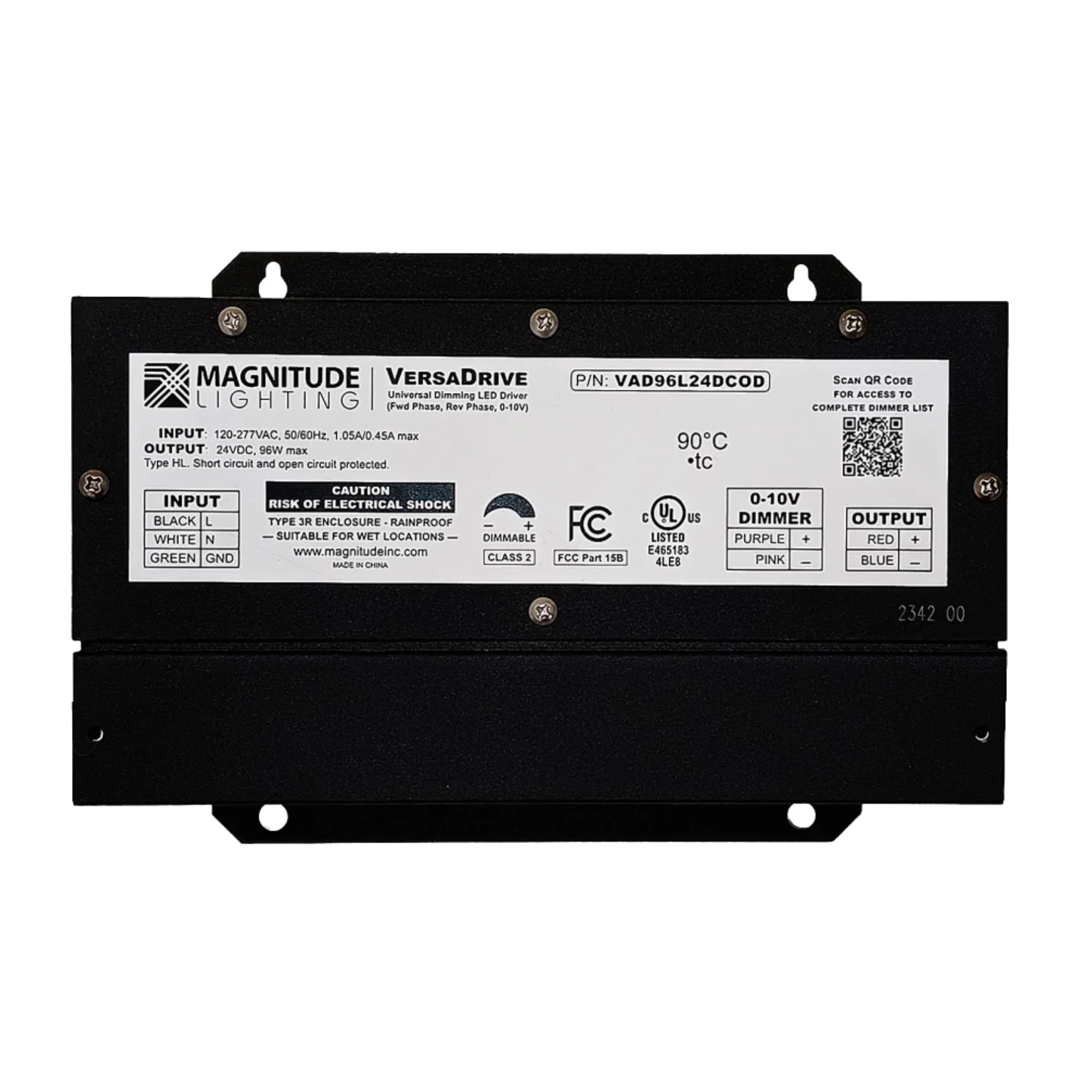 Magnitude VersaDrive VAD96L24DCOD 96W LED Driver | Bees Lighting