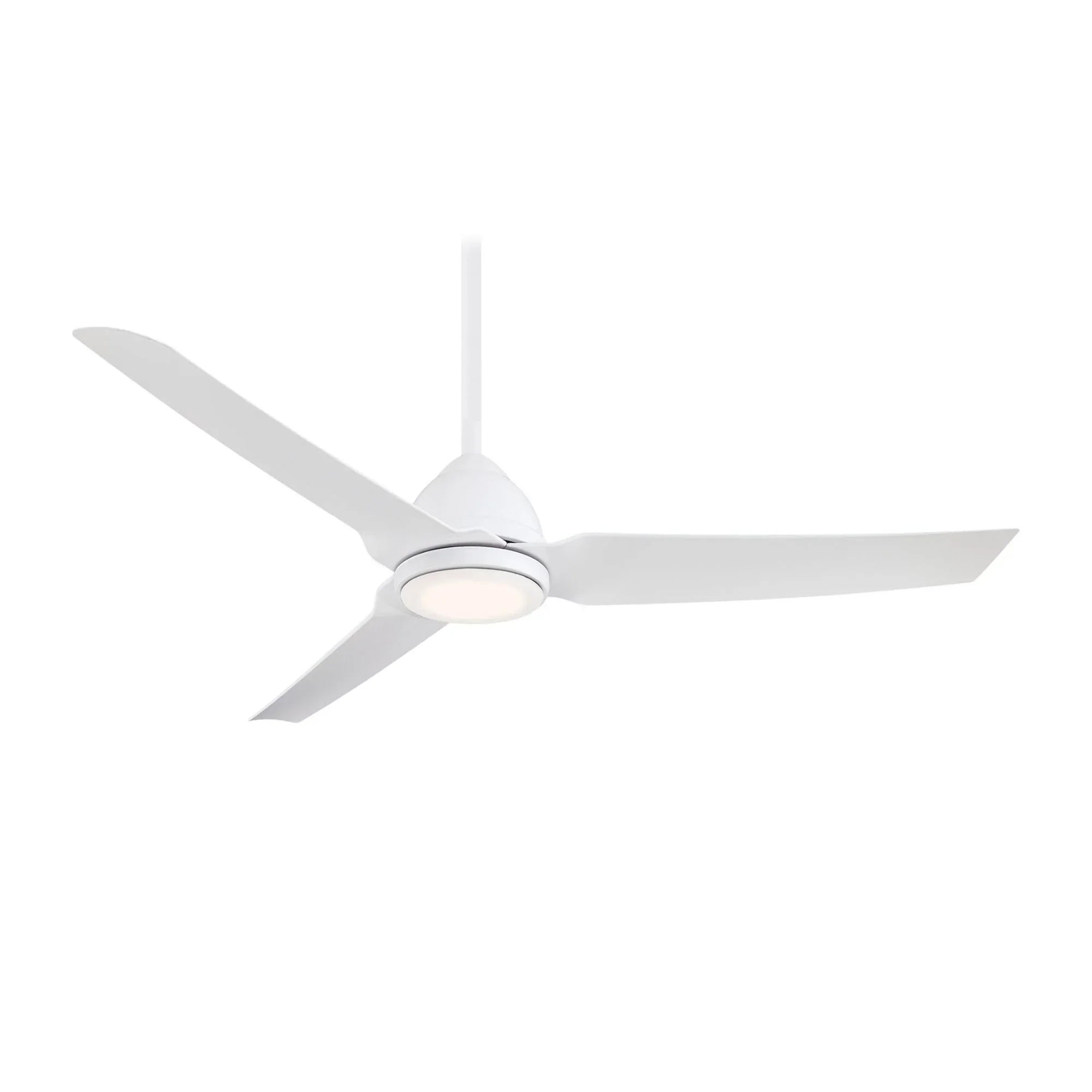 Minka Aire Java F753L-WHF: 54" White LED Ceiling Fan | Bees Lighting
