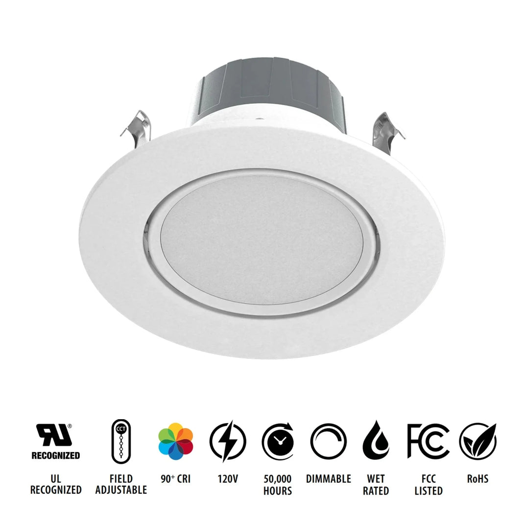 Gimbal Recessed Lights & Adjustable LED Downlights – Bees Lighting