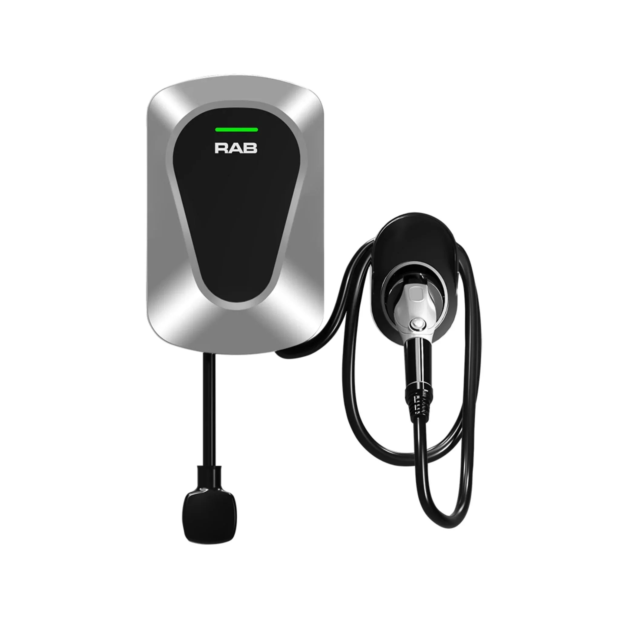 RAB Lighting EVC40/LCB 40A Level 2 Smart EV Charger - Wi-Fi Enabled ...