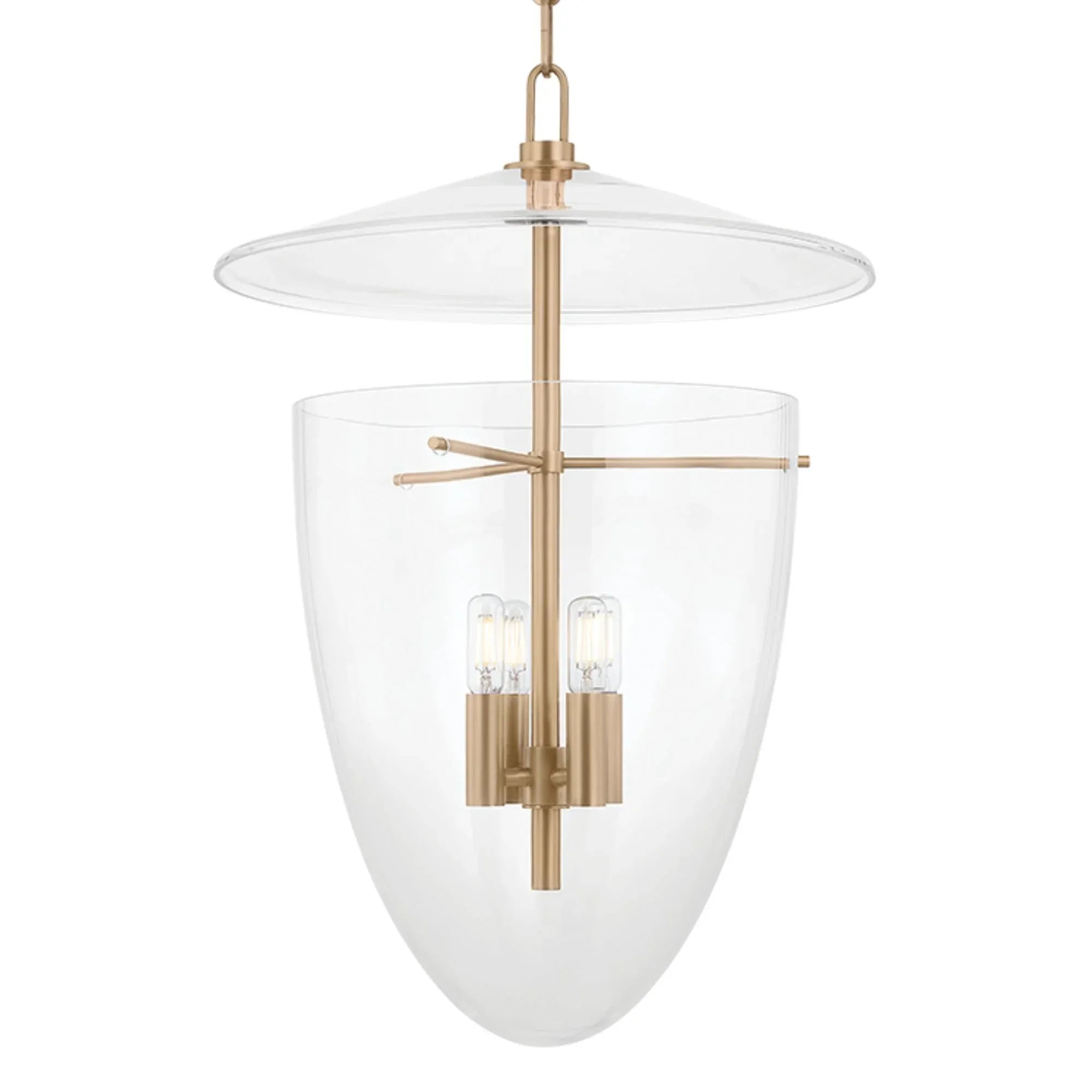 Troy Lighting F4418-PBR: Tully 26" 4-Light Lantern | Bees Lighting